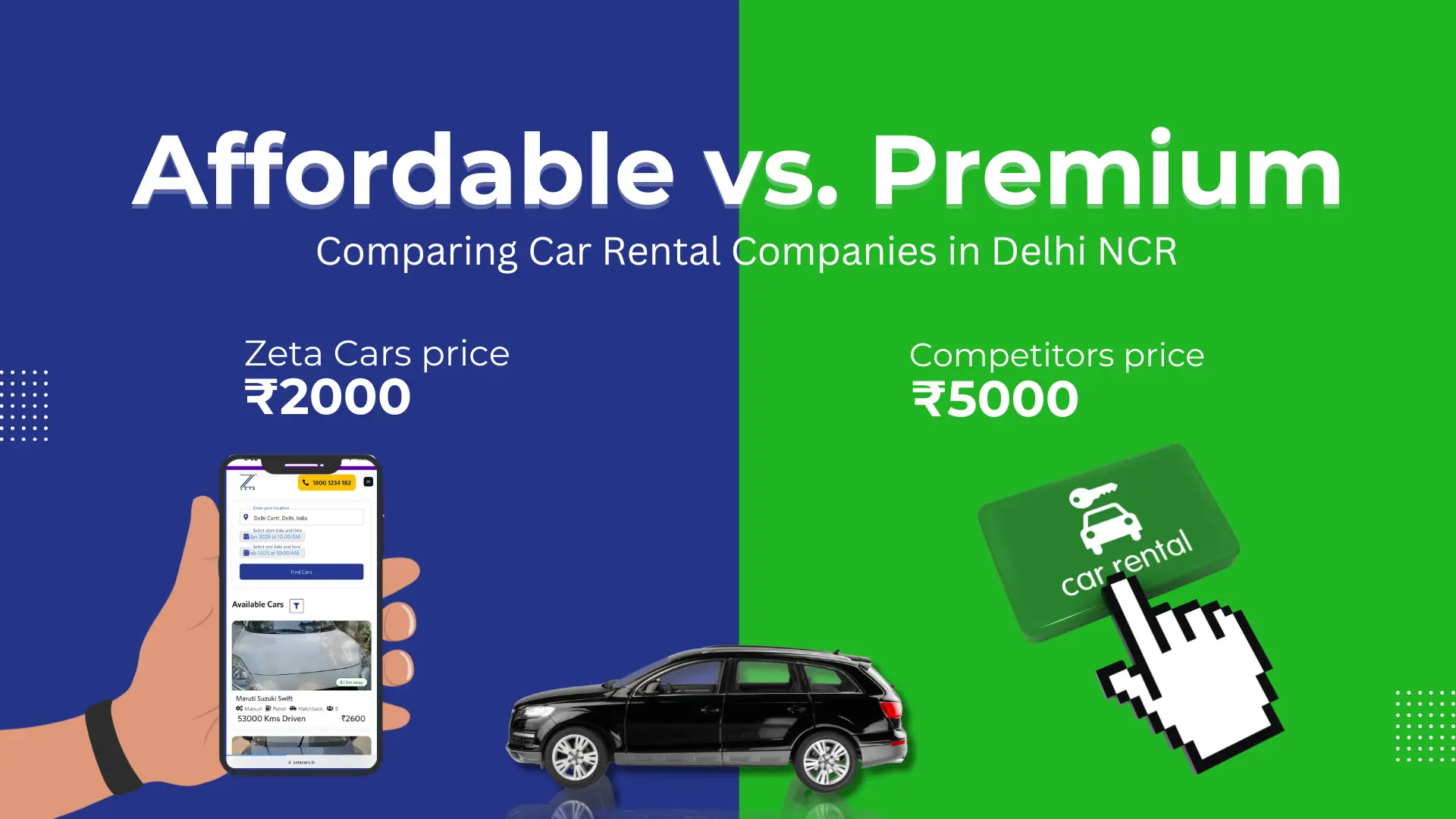 Affordable & Premium Car Rental Companies in Delhi NCR